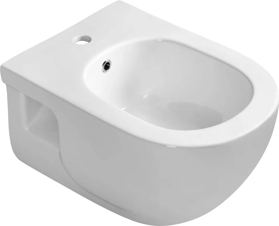 Sapho BRILLA bidet závěsný, 36,5x53 cm, bílá - 100624