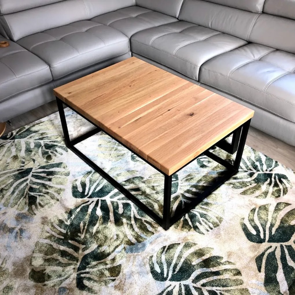 KULHÁNEK Designový konferenční stolek Odstín podnože: antracit - RAL 7016