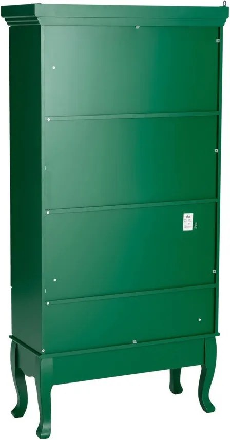 Zelená závěsná vitrína z MDF 85x170,5x35 cm Prato – Ellos Home