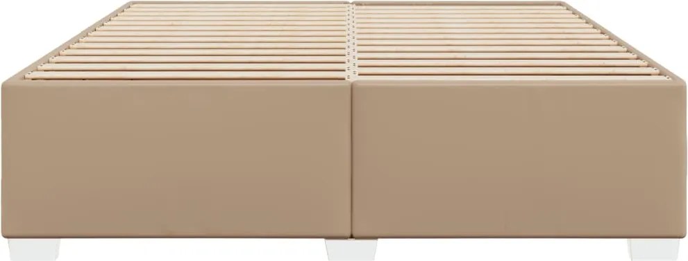Rám postele cappuccino 200x200 cm umělá kůže 3284575