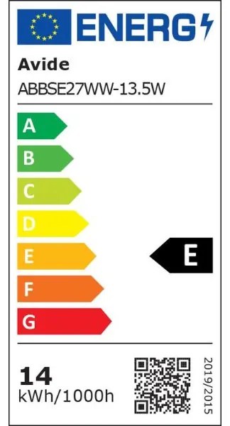 Prémiová LED žárovka E27 13,5W 1521lm T45, teplá, ekv. 100W, 3 roky