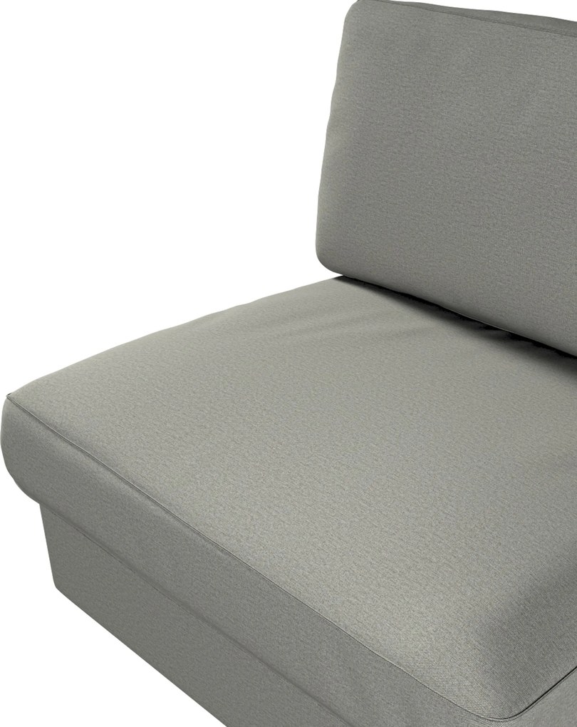 Potah na neskládací křeslo IKEA Kivik barva šedá látka pletený vzor