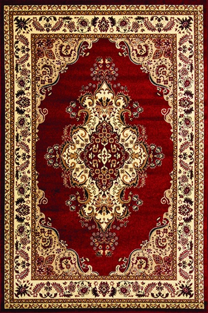 Jutex Kusový koberec klasický Metal 516A červený 040x060 cm