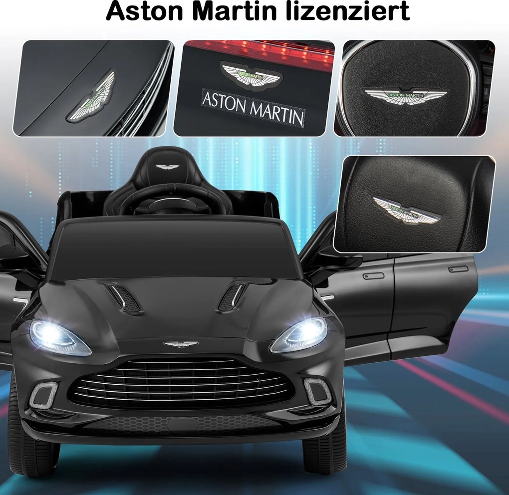 Costway Elektrické dětské auto Licencované elektrické vozidlo Aston Martin