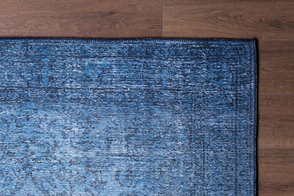 Conceptum Hypnose Kusový koberec Dorian Chenille - Dark Blue AL 138, Vícebarevná Rozměr koberce: 150 x 230 cm