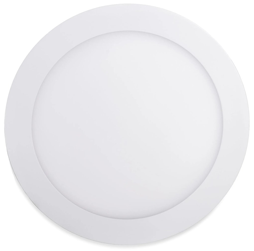 Bílý vestavný LED panel kulatý 120mm 6W Barva světla Teplá bílá