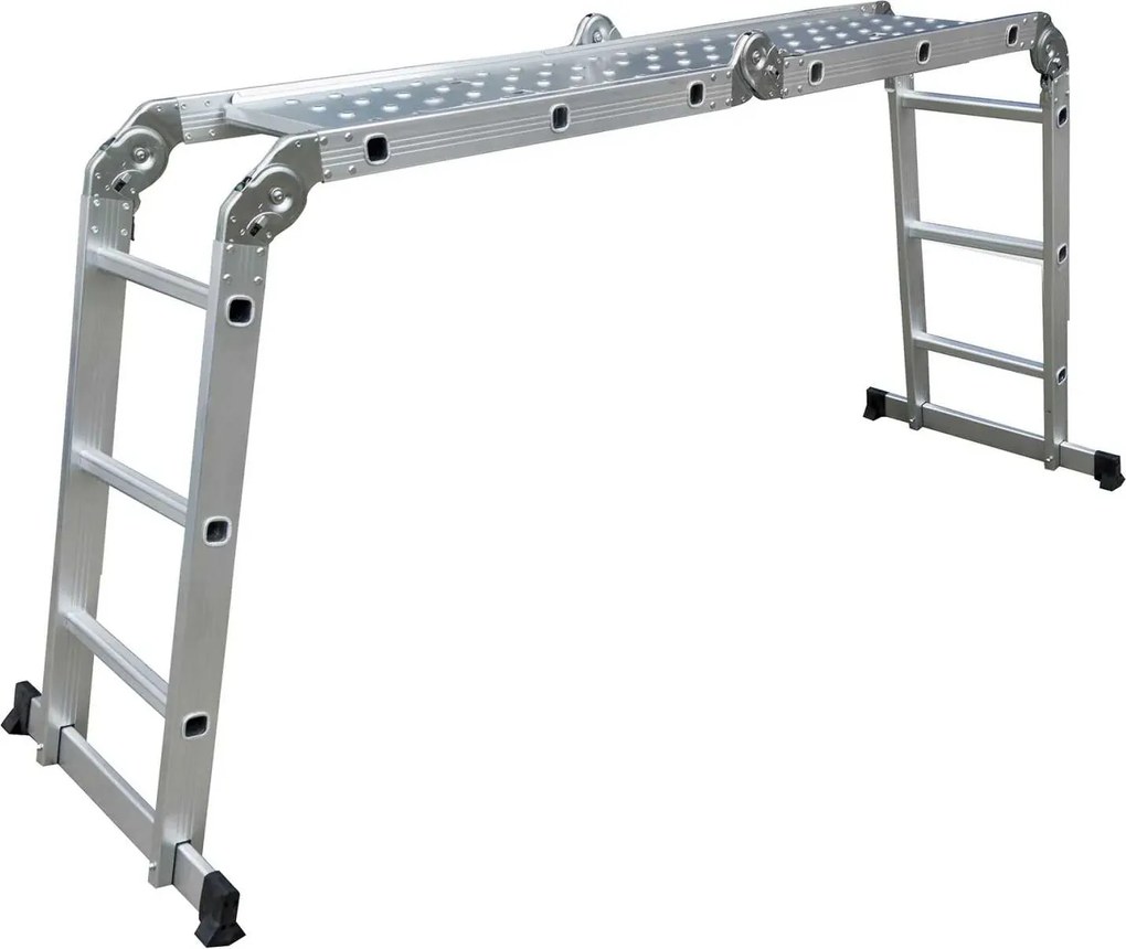 Kloubový žebřík G21 4x3 příčky s podlážkou, 6390467