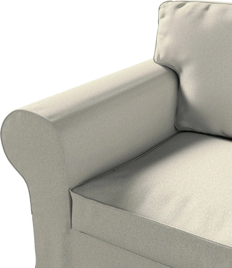 Potah na křeslo IKEA Ektorp barva béžová látka pletený vzor