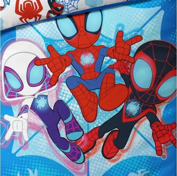 Carbotex povlečení bavlna Spidey Pavoučí Záchrana 140x200, 70x90 cm