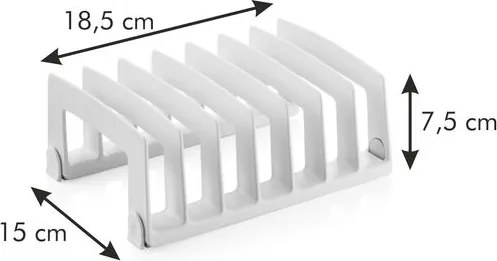 TESCOMA Zásobník na plastová víčka FlexiSPACE 185 x 148 mm