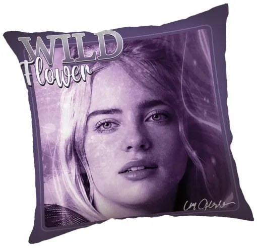 Jerry Fabrics Polštářek Billie Eilish 40x40 cm