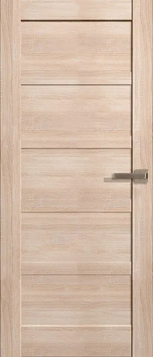 Interiérové dveře vasco doors BRAGA plné, model 1 Průchozí rozměr: 70 x 197 cm, Orientace dveří: Levé dveře, Dekor: Dub Aljaška