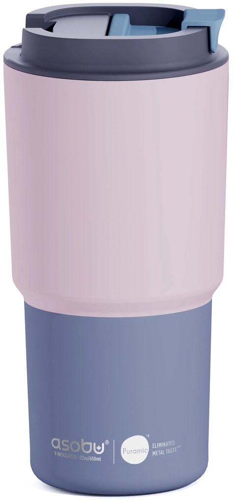 Asobu PICK ME UP cestovní termohrnek PASTEL PINK 650ml