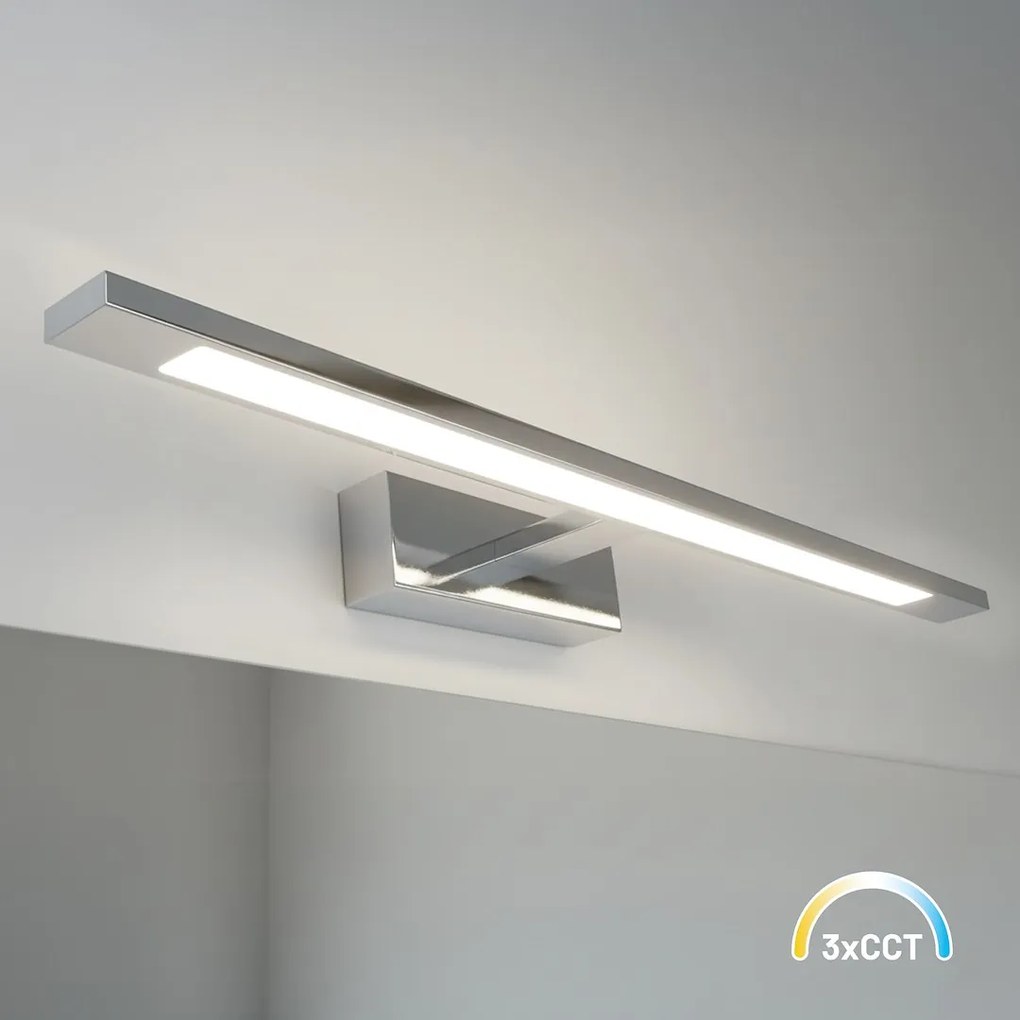 Nástěnné LED svítidlo Klimt, 1x LED 12w, 3000-6000k, (60 cm), ch