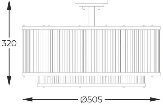 Zuma Line C0528-06H-P7AC - Lustr na tyči SERGIO 6xE14/60W/230V černá
