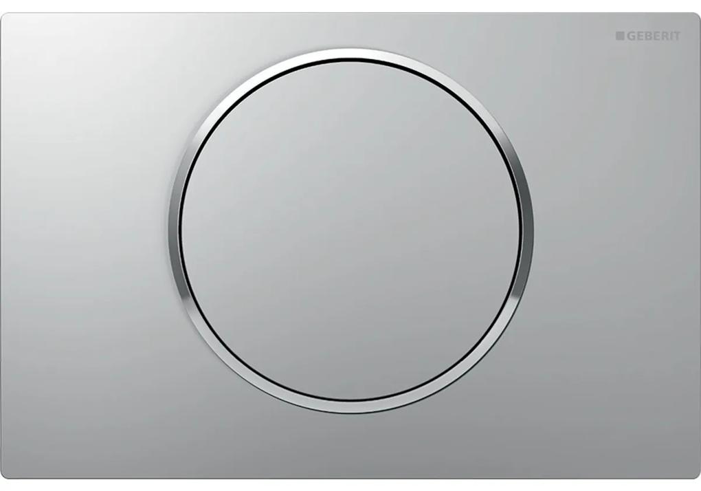 Geberit Sigma10 - Ovládací tlačítko, lakovaný matný chrom/lesklý chrom 115.758.JQ.5