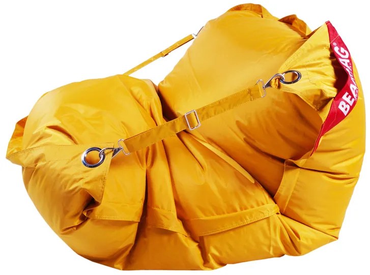 Beanbag Sedací pytel 189x140 comfort s popruhy golden