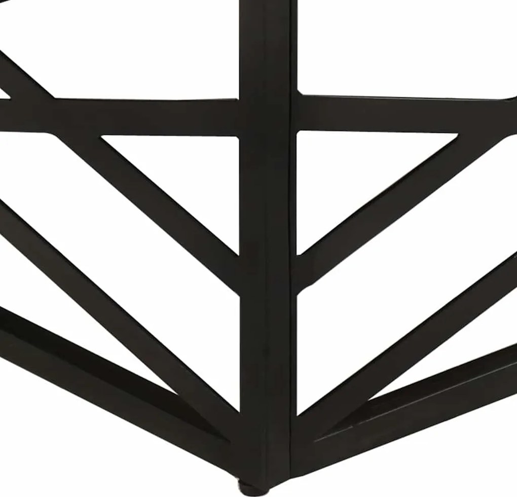 Konferenční stolek 68 x 68 x 35 cm masivní mangovníkové dřevo 287364