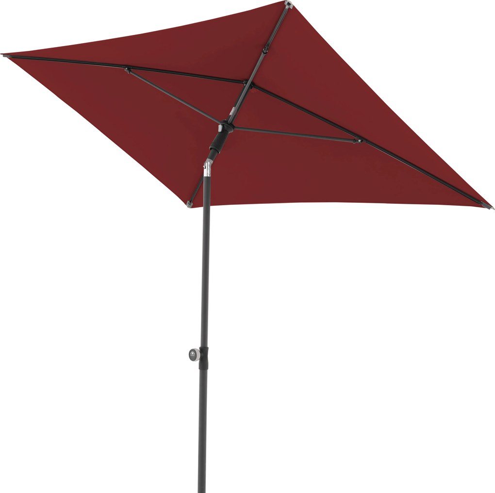 Doppler ACTIVE zahradní slunečník 200 x 120 cm bordó