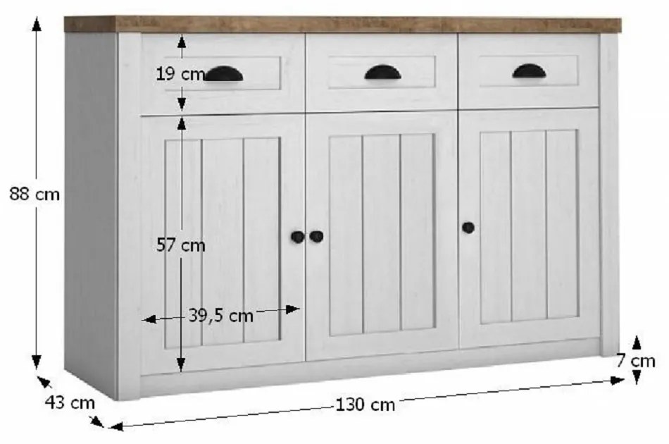 Komoda Provense K3SP. 794535