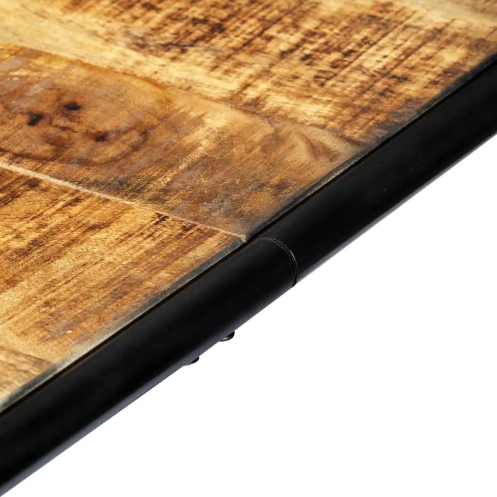 Jídelní stůl 180 x 90 x 76 cm masivní hrubé mangovníkové dřevo - Default Title
