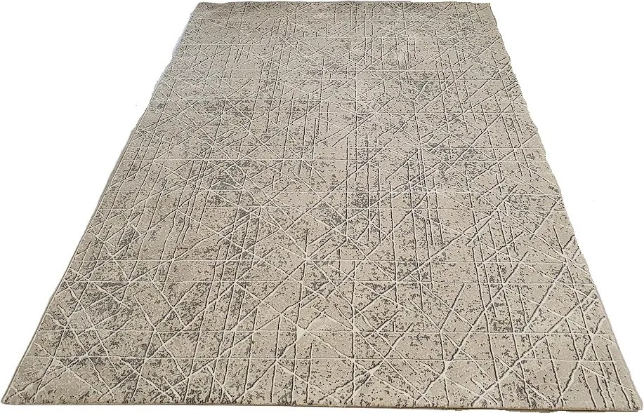 HU Moderní béžový koberec Artiste 23241-CREAM Rozměr: 60x110 cm