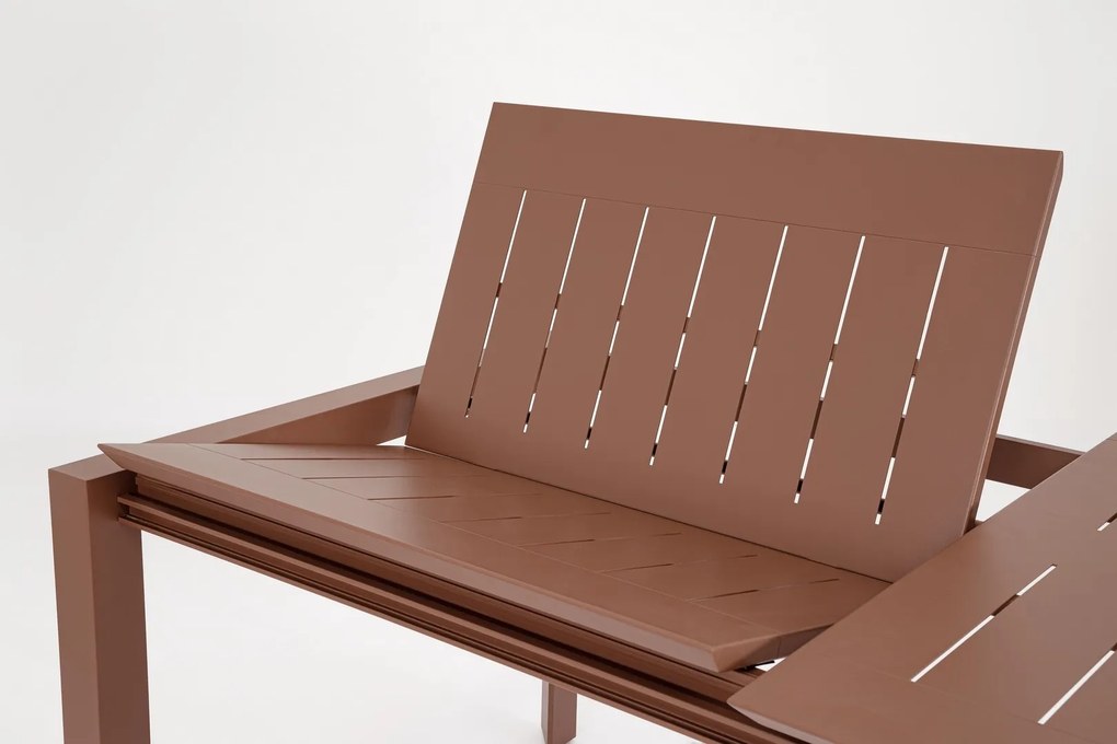 BIZZOTTO Rozkládací zahradní stůl KONNOR 160-240x100 hnědý