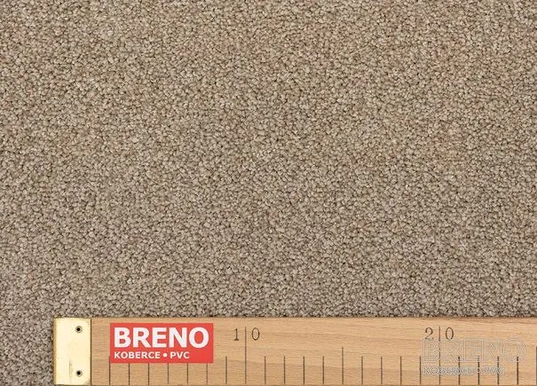 Breno Metrážový koberec NEW DALESMAN 190, šíře 400 cm, Hnědá/Béžová