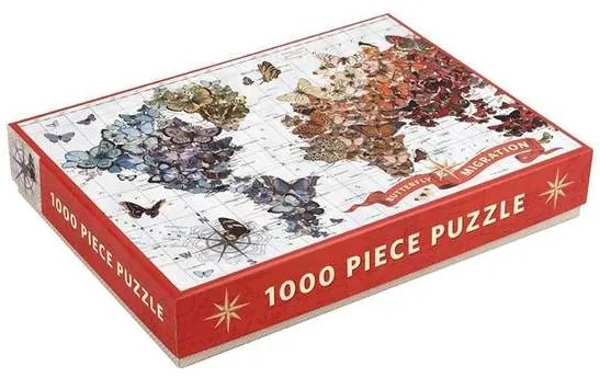 Galison Puzzle Migrace zlatého motýla Wendy 1000 dílků
