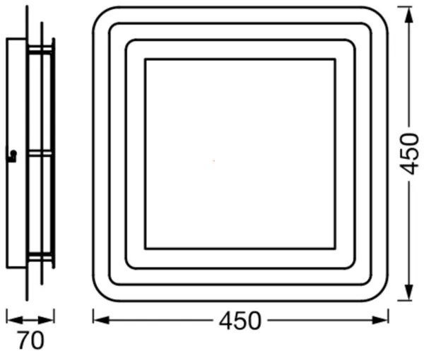 Ledvance - LED Stropní svítidlo ORBIS SPIRAL LED/26W/230V