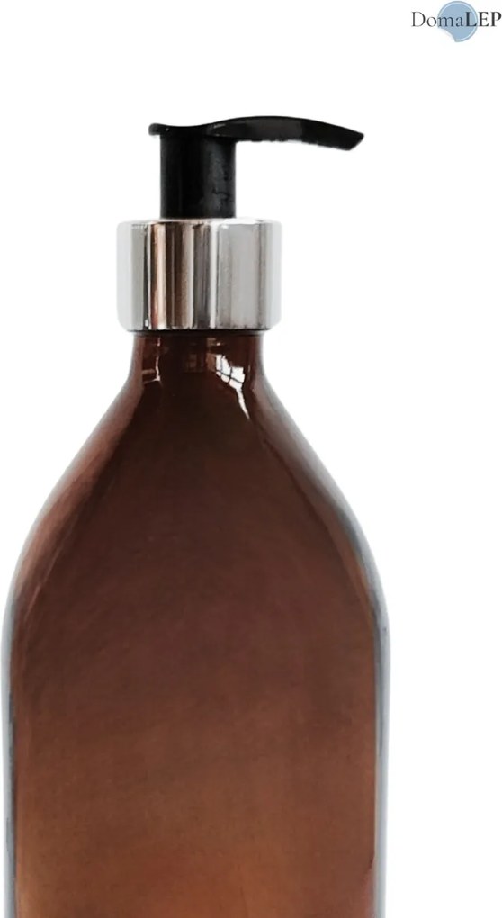 Dávkovač mýdla MONA 500 ml s černo-stribrný dávkovačem