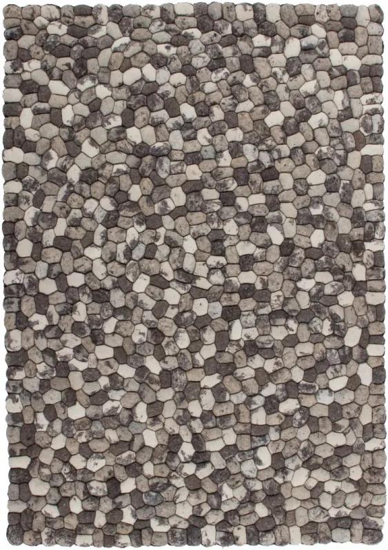 Hans Home | Ručně tkaný kusový koberec STEP 740 STONE, šedá - 80x150