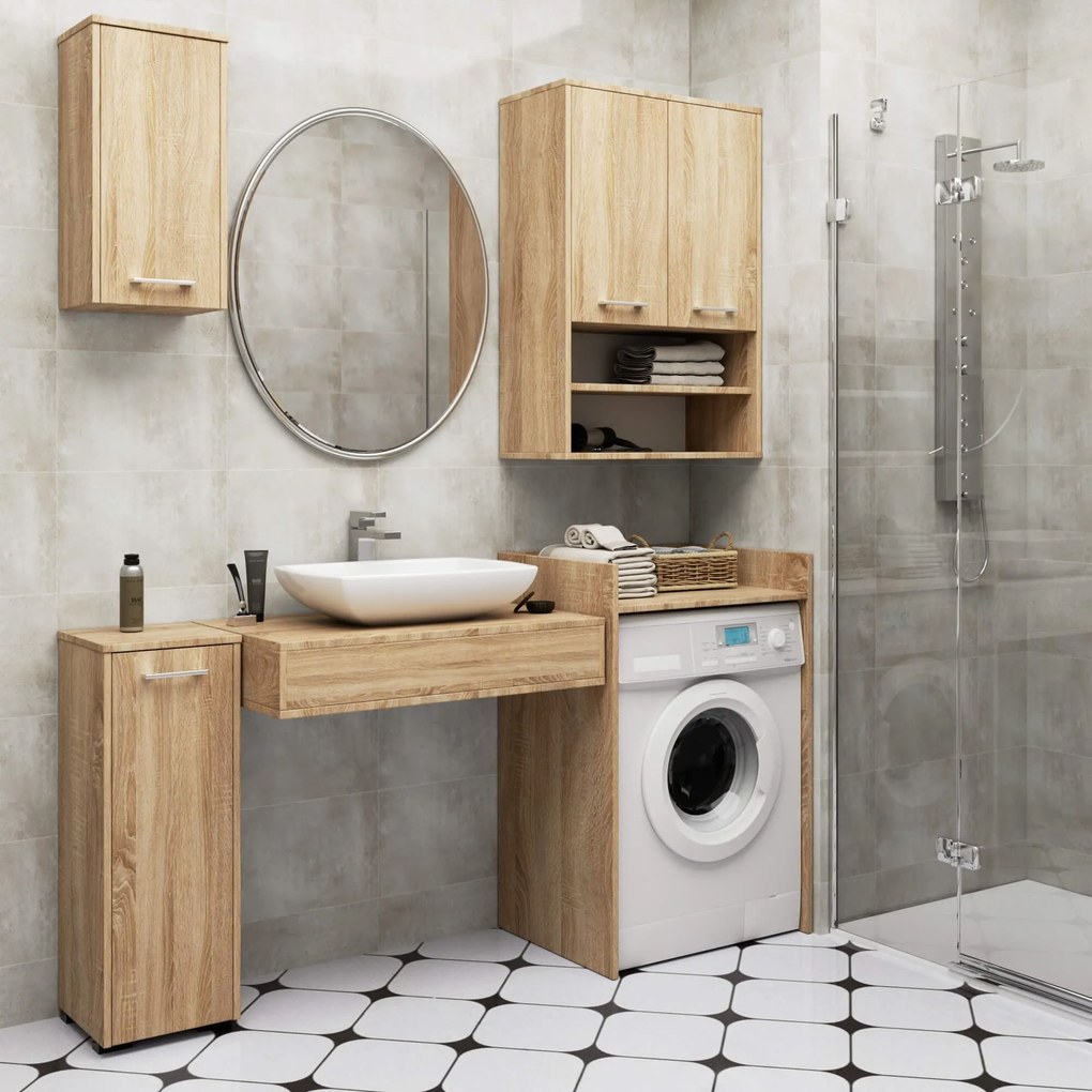 Závěsná koupelnová skříňka Fin W64 2D 64 cm - výběr z 9 provedení