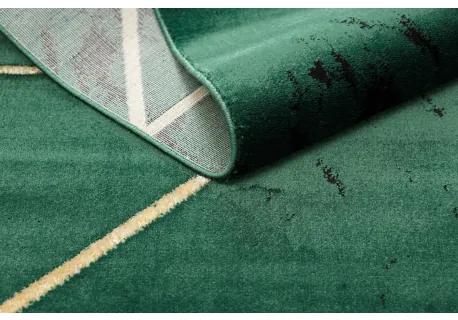 Dywany Luszczow Kusový koberec EMERALD EXCLUSIVE 1012 geometrický, mramor lahvově zelená / zlato Rozměr koberce: 140 x 190 cm