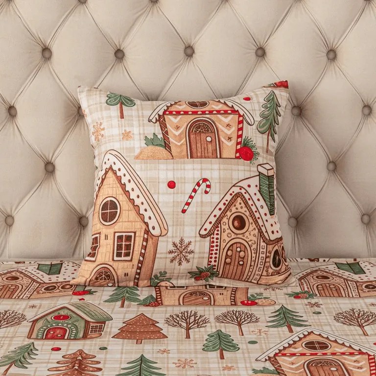 Povlak na polštář z mikrovlákna GINGER HOME 45x45 cm, barevný