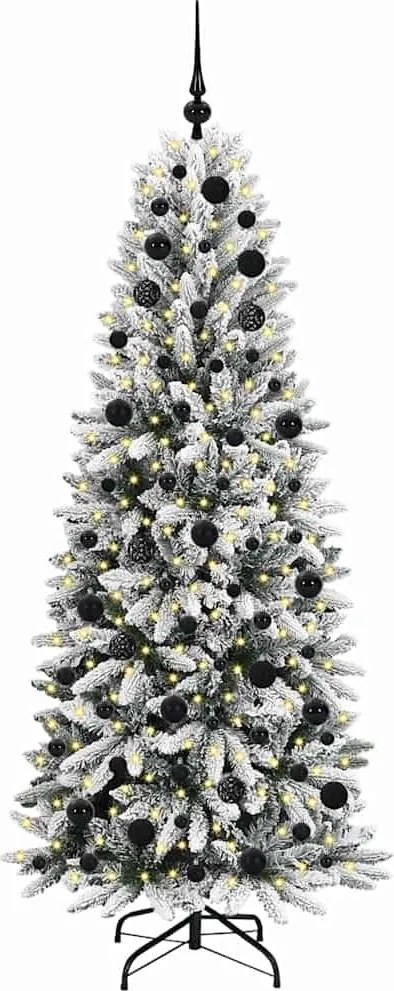 Umělý vánoční stromeček Bílá 180 cm PVC, plast, ocel a PE 3396046