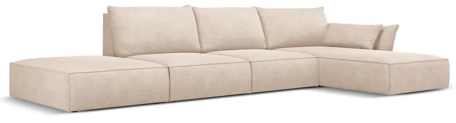 Béžová rohová pohovka (pravý roh) Vanda – Mazzini Sofas