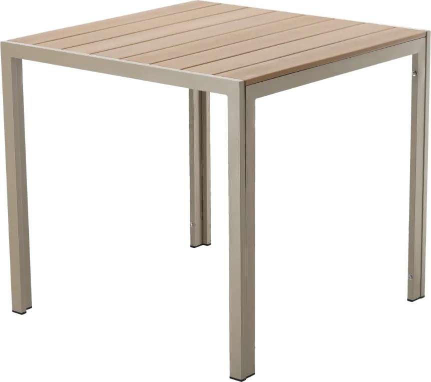 Zahradní stůl Devon 80 cm béžový