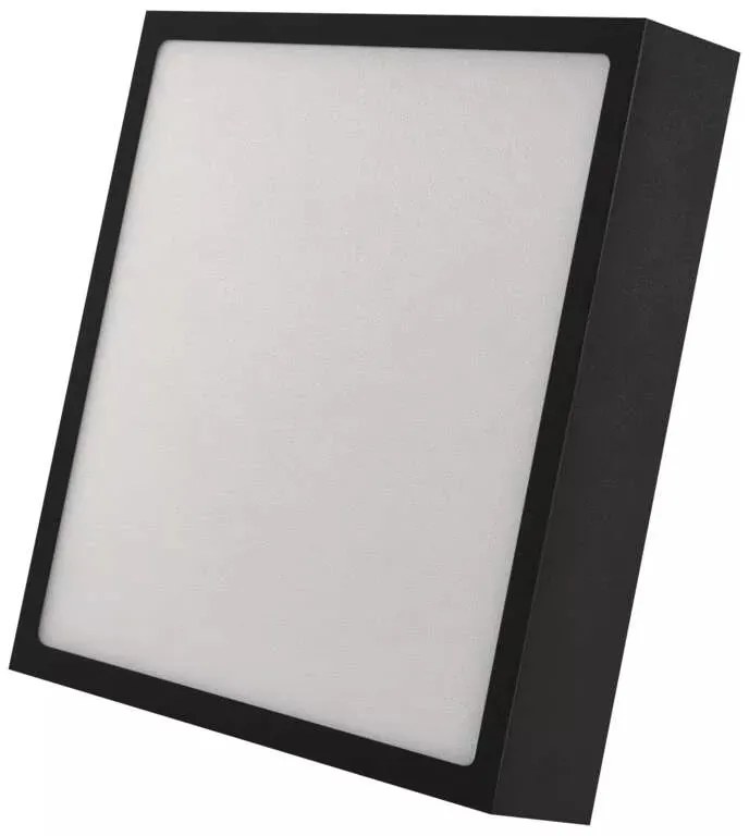 Emos lighting LED přisazený panel NEXXO 22,5cm, 21W, CCT, čtvercový Barva: Černá