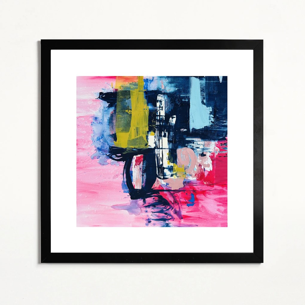 Evgeniya Zolotareva | Midnight Through Cotton Candy Rám: Bílý, Velikost: 40 x 40 cm