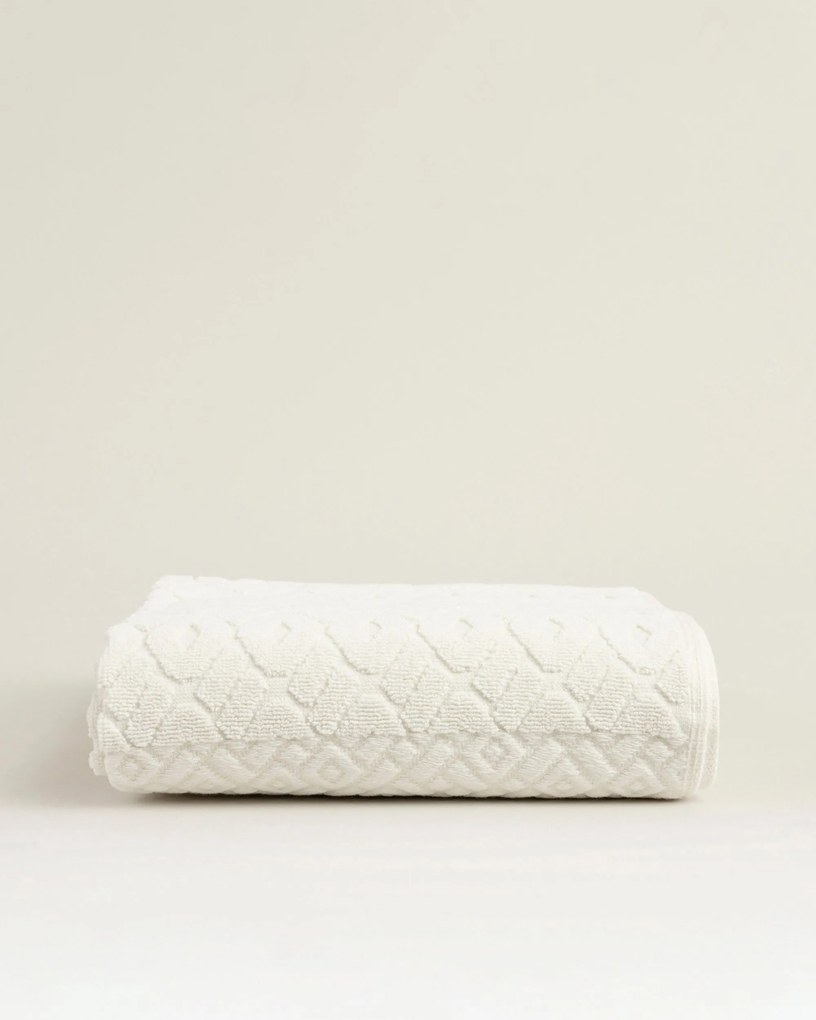 Ručník Lattice 50x90 cm cream pearl