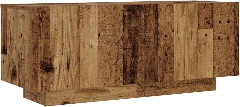 Noční stolek starého dřeva 100 x 35 x 40 cm kompozitní dřevo 3329173
