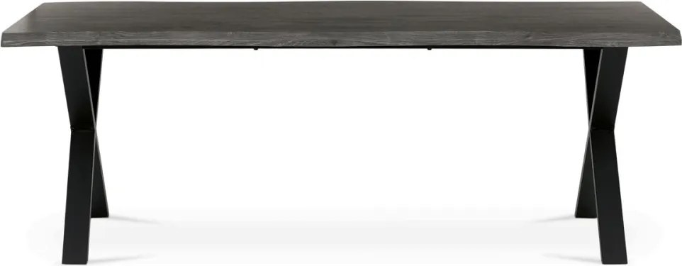 Jídelní stůl HT-F4321 GREY, mdf, šedý dub (210 x 100) cm Šedá