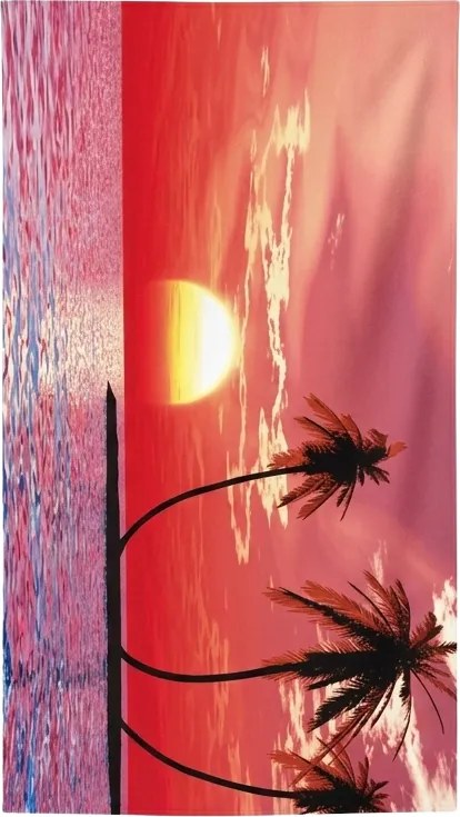 Rychleschnoucí XXL plážová osuška SERENA barevná 150 x 210 cm, 100% mikrovlákno