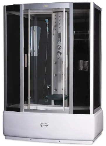 NIKIDO - S Sprchový a masážní box s vanou SIRI 150x85x225