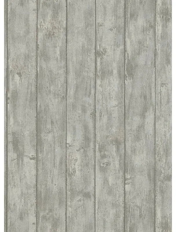 Vliesová tapeta na zeď  3D Fashion Wood - dřevo šedé