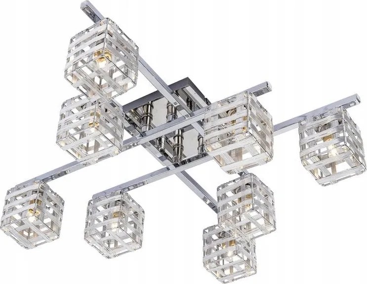 lampa stropní svítidlo Cube chrom 608808-06