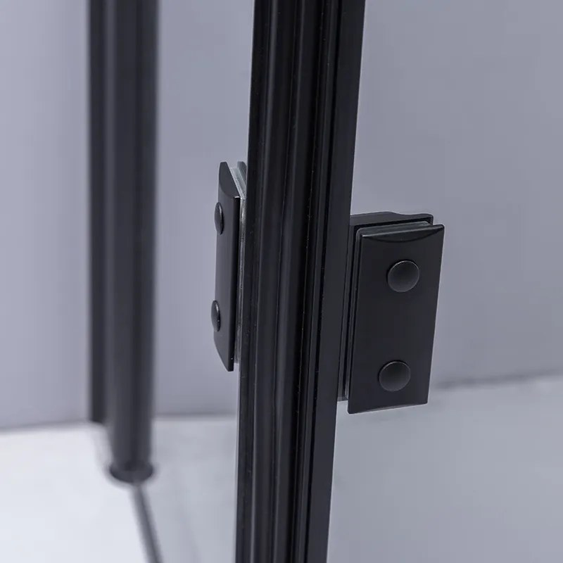 BPS-koupelny Čtvercový sprchový kout ZES KZ1390B BL 90x90 černá/transparent - bez vaničky