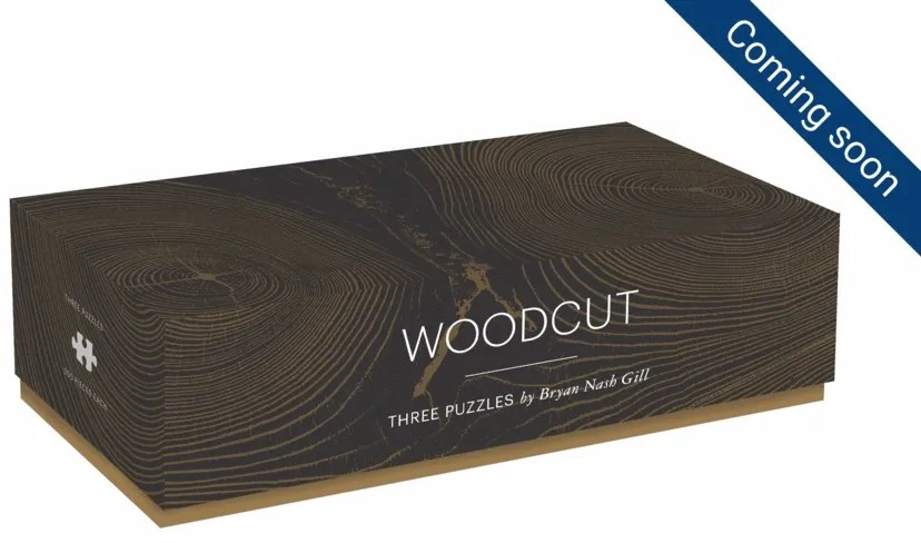 Chronicle Books Puzzle Dřevořez: Tři hádanky 3x300 dílků