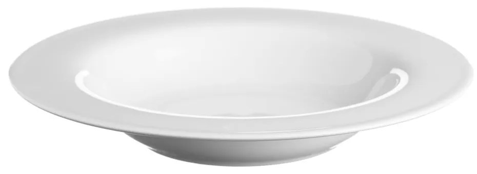 Bílý polévkový porcelánový talíř Price & Kensington Simplicity, ⌀ 21,5 cm